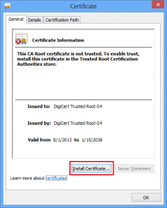 Update Security Certificate to Install SEQRITE's Products Successfully