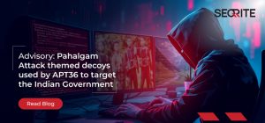 Advisory: Pahalgam Attack themed decoys used by APT36 to target the ...